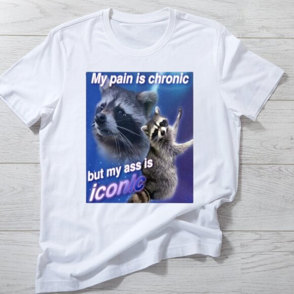 Unbranded | Tops | My Pain Is Chronic But My Ass Is Iconic Funny ...